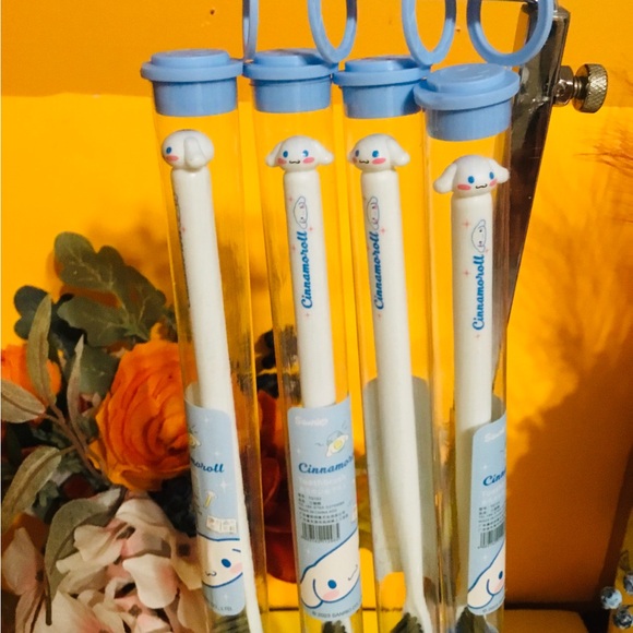 Sanrio | Accessories | Cinnamoroll Blue And White Tooth Brush Get 3 ...